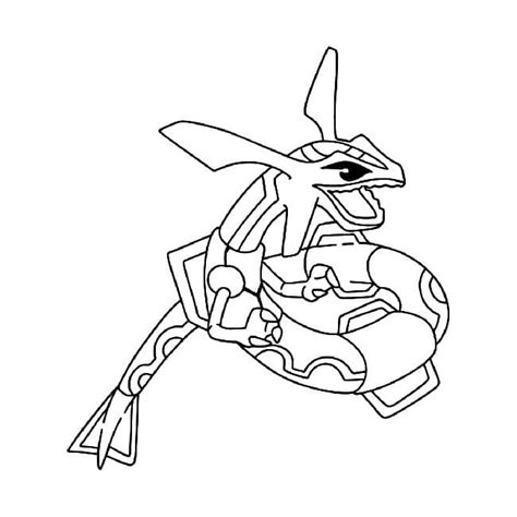 Desenho Para Colorir Pokemon Rayquaza Carta My Xxx Hot Girl