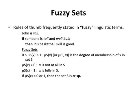 PPT Fuzzy Sets And Fuzzy Logic PowerPoint Presentation Free Download ID