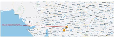 Javascript How Can Fix The Cluster Bubbles Text Overlapping In Azure