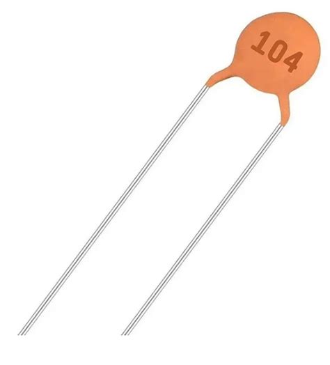 Capacitor Disco Cerâmico 100nf X 50v 104 A2 Robotics Arduino