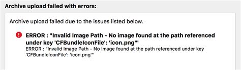Ios Invalid Image Path No Image Found At The Path Refrenced Under