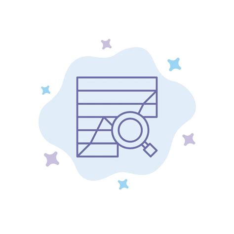 Analysis Analytic Analytics Chart Data Graph Blue Icon On Abstract