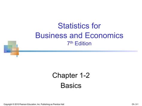 Business And Economics Statics Principles Ppt