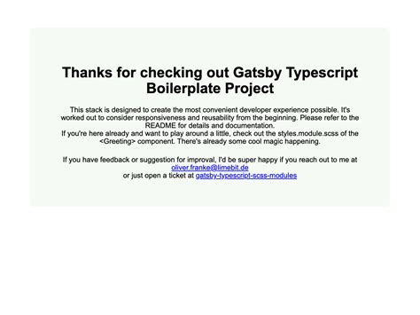 Gatsby Typescript Scss Docker Jamstack Themes
