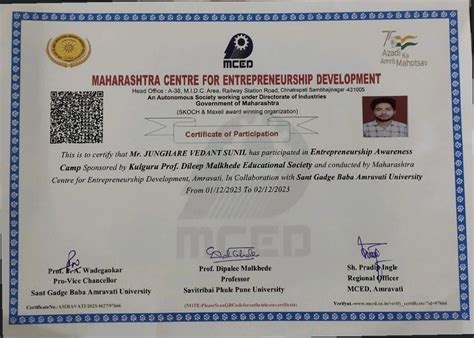 Vedant Junghare On Linkedin Happy To Share Certification Of Optimistic