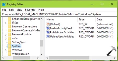 FIX Timeline Not Working In Windows 10 V1803 Or Later