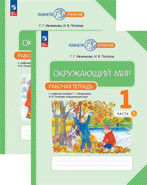 Окружающий мир 1 класс Рабочая тетрадь В 2 х частях ФГОС Потапов Игорь Владимирович
