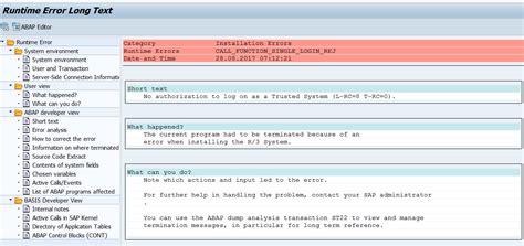 Tips For Improved Short Dump Analysis In St22