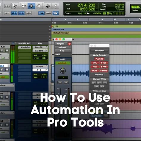 How To Use Pro Tools Automation Mix And Master My Song