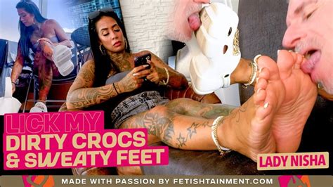 Dirty Crocs And Sweaty Feet Are To Be Licked Clean Feet Licking And