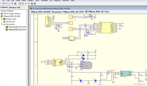 基于安全mcu密码键盘oled显示锂电池充电demo评估板protel硬件（原理图pcb）ddb工程文件oled显示电池充电 Csdn博客