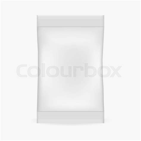 Realistic Packet Mock Up Stock Vector Colourbox