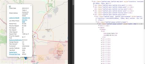 Anyone Using Dash Leaflet On A Mobile Device How Do You Make The Popup Size Appropriate For The