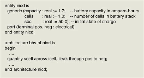 VHDL AMS Simulation For Battery Chargers EDN