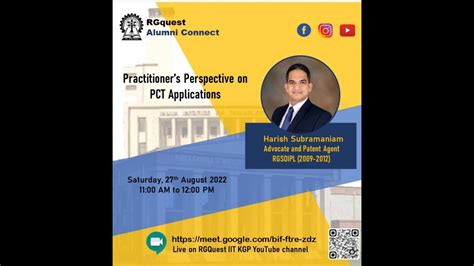 Practitioners Perspective On Pct Applications Harish S Iit