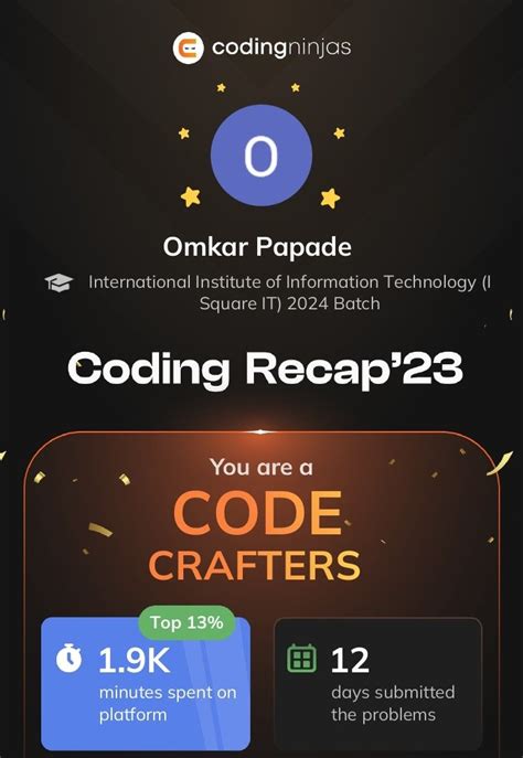 Omkar Papade On Linkedin Dsachallenge Problemsolving Codingninjas Codingjourney Programming