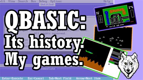 The History Of Qbasic And My History With It Youtube