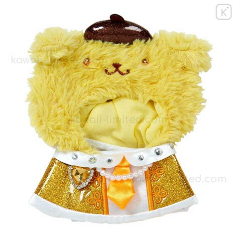 Japan Sanrio Original Plush Costume Pompompurin Enjoy Idol Sparkle