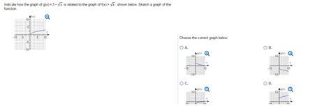 Solved Indicate How The Graph Of Gx 3 X Is Related To The