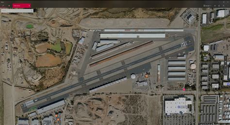 Kccb Cable Airport Runway Marked As Closed And Many Buildings Flattened