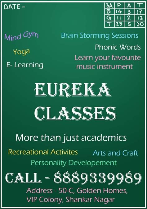 Eureka Learning Classes Raipur