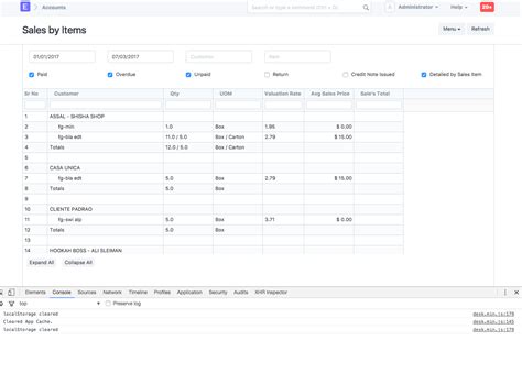 Bold In Cell Of A Report Reports Frappe Forum