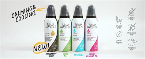 Ebin New York Braid Formula Setting Mousse 2 7 Oz Rosemary Mint Biotin Beauty