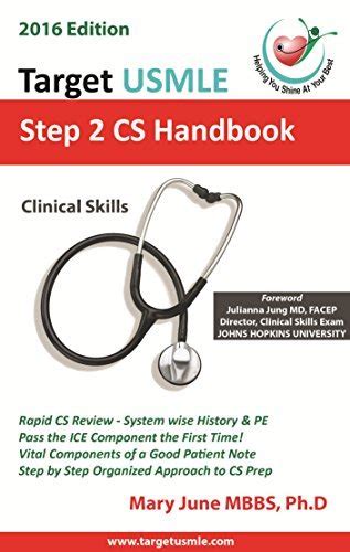 Target Usmle Step 2 Cs Handbook Ace Clinical Rotations With Confidence By Mary June Goodreads