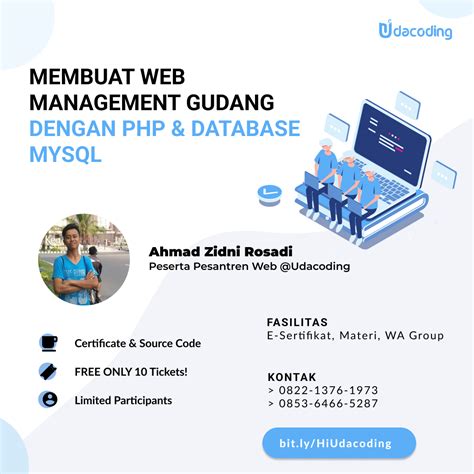 hello uda membuat web management gudang dengan php and database mysql