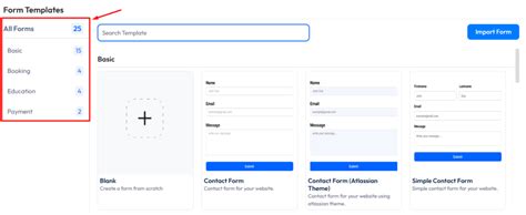 Bit Form Templates Pre Built Free Forms For Easy Wordpress Integration