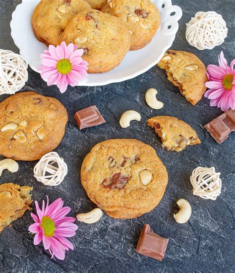 Рецепт печенья с кешью и молочным шоколадом с фото пошагово на Вкусном Блоге