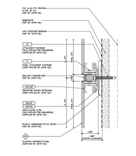 Image Result For Aluminium Cladding Wall Detail Cladding Systems
