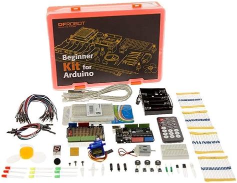 Amazon Dfrobot Uno R Complete Starter Kit For Arduino With Detailed Tutorial Compatible