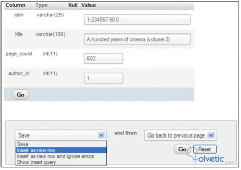 Edición Y Eliminación De Data Phpmyadmin Solvetic