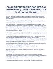 Understanding Concussions Myths And Facts What You Need To Course Hero