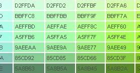 Ultimate HTML Color HEX Code List Graphic Design Blog