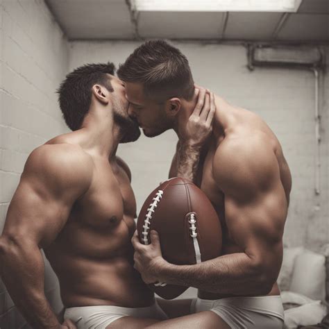 Football Players Kissing Each Other By Jzfjdvbig On Deviantart