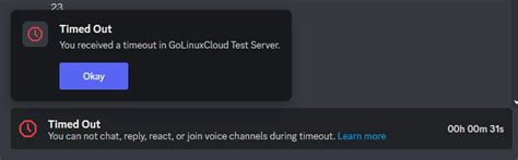how to timeout a user on discord [solved] golinuxcloud