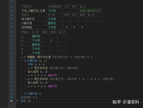 易语言按长度分割文本 源代码 知乎