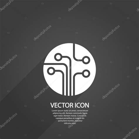 Circuit Board Technology Icon — Stock Vector © Best3d 54114623