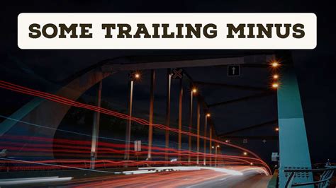 Some Trailing Minus Numbers Excel Tips Mrexcel Publishing