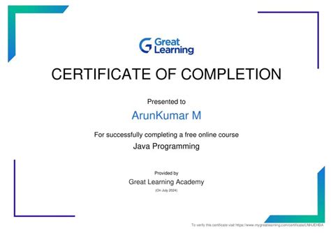 Arunkumar M On Linkedin Javaprogramming Greatlearning Codingmastery