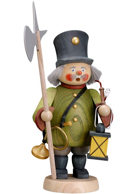 German Incense Smoker Night Watchman Height 21 Cm 8 Inch Original