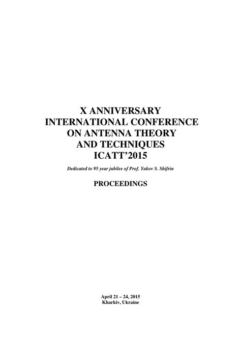 Pdf Waveguide E Plane T Junction With Resonance Coupling Between Shoulders