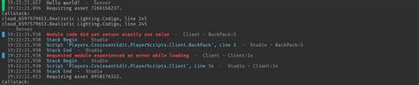 why isn t my hotbar code working platform usage support developer