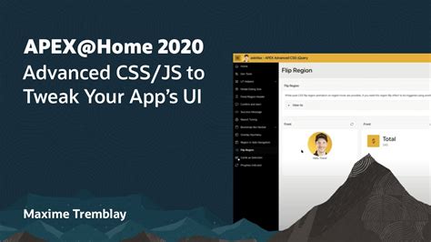 Advanced Cssjs Techniques To Tweak Your Application Ui Maxime Tremblay Youtube