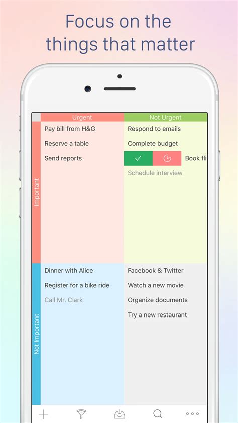Focus Matrix Task Manager Für Iphone Download