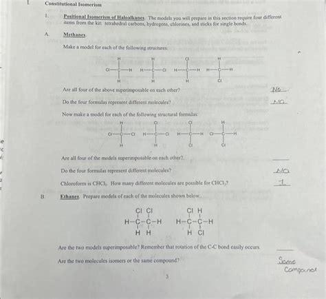 Constitutional Isomerism 1 Positional Isomerism Of