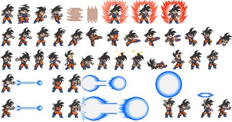 Goku Sprite Sheet Download Free Png Images