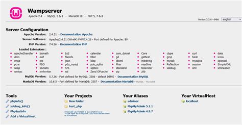 Cannot Click Open The Project Folder On Wamp Server Dashboard